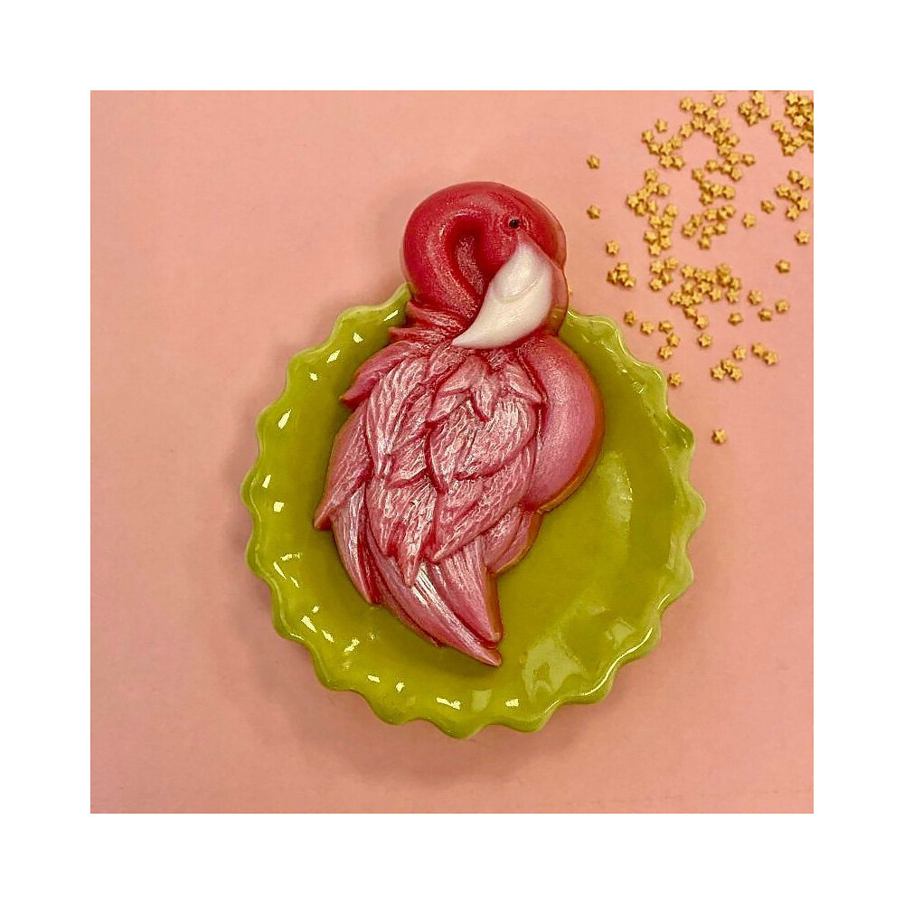 Выдумщики Форма для мыла №21 пластик Фламинго основа для мыловарения и поделок