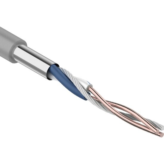 Кабель витая пара Rexant FTP 1PR, 24AWG, медь, CAT5e, бухта 305 м