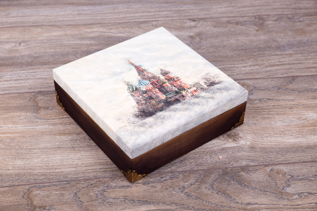 Заготовка для декорирования "Mr. Carving" ВД-486 Шкатулка с 4 ячейками