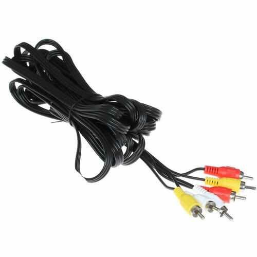 Кабель Aceline RCA x3 - RCA x3 черный