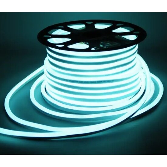 Гибкий неон Gauss LED 2835/120-SMD 8W 220V 200lm/m 6000K NEON (8х16мм) IP67 (50м)