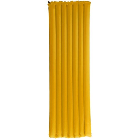 Коврик Caribee надувной туристический желтый с ножным нососом и чехлом, 183 Х 52 Х 8СМ