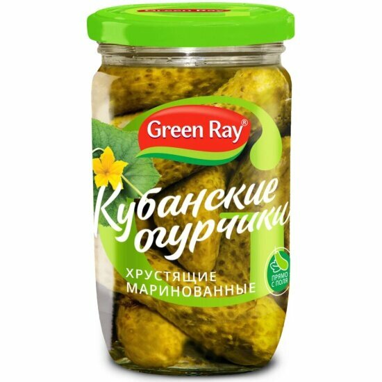 Огурцы Green Ray маринованные 720 мл