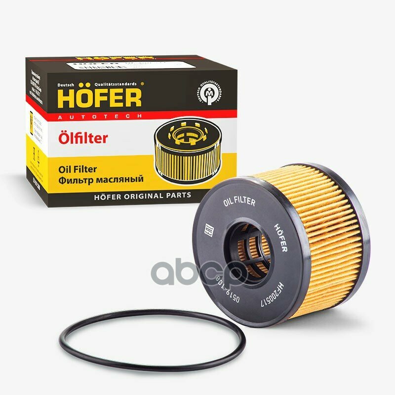 Фильтр масляный Ford Transit (00-06) HOFER арт. HF200517