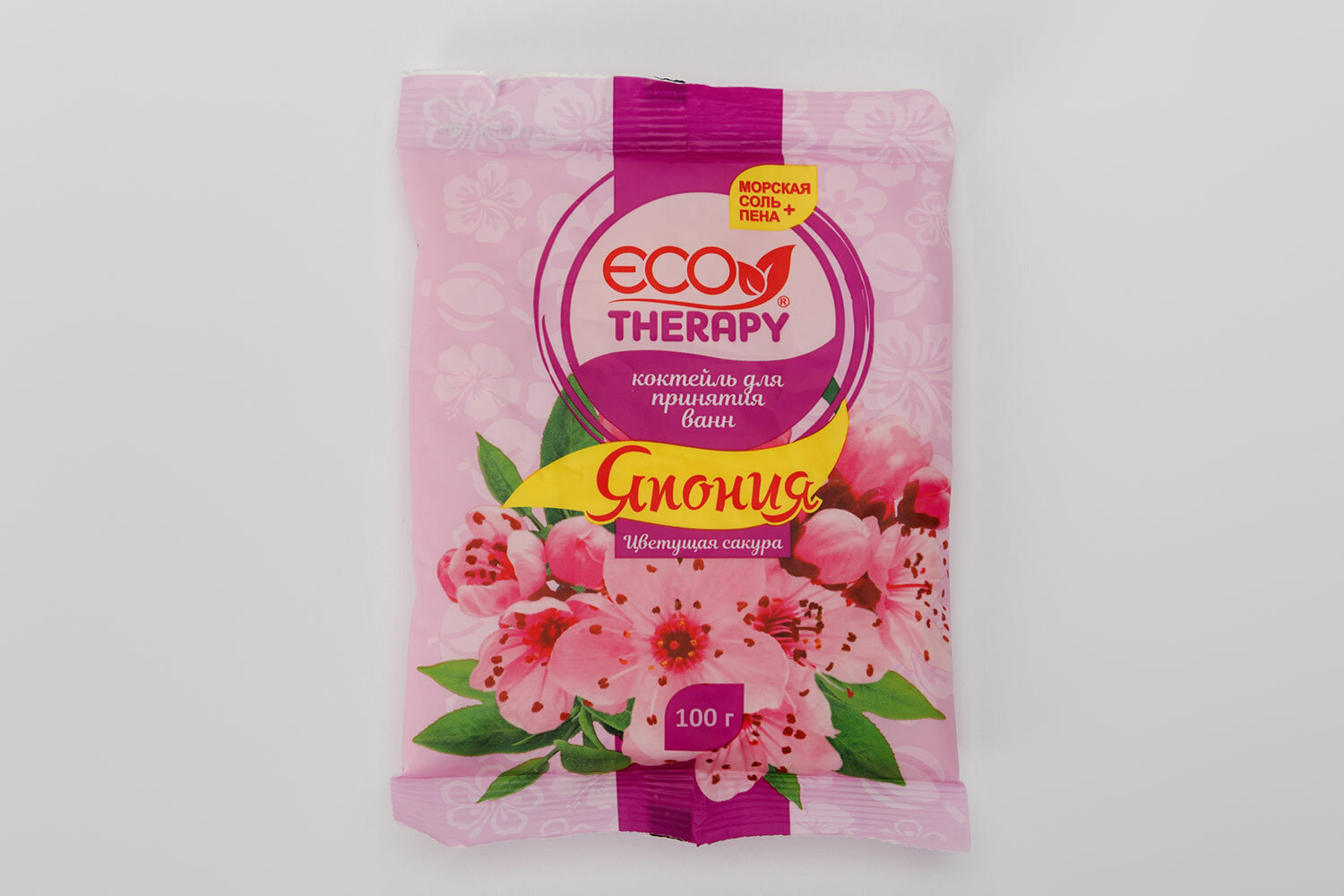 Spa-серия Соль для ванны 100 г натуральная морская соль для расслабления и ухода