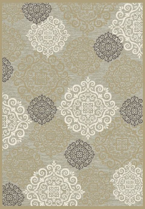 Ковер на пол в гостиную в спальню 65х110 см модерн современный ворс 6 мм 267489 KoverVDom