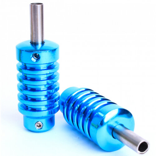 Тату держатель EZ Tattoo TG-222 алюминиевый Light Blue 25 мм