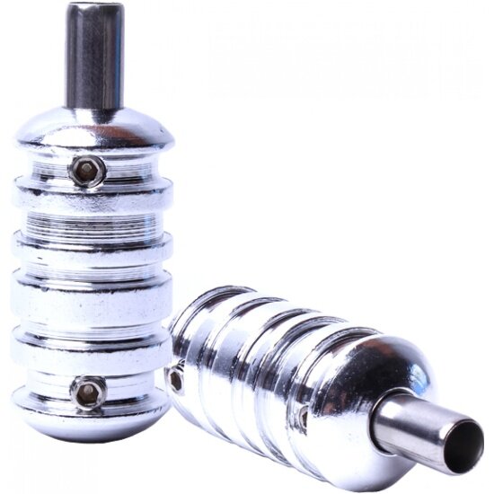 Тату держатель EZ Tattoo TG-205C алюминиевый Silver 22 мм