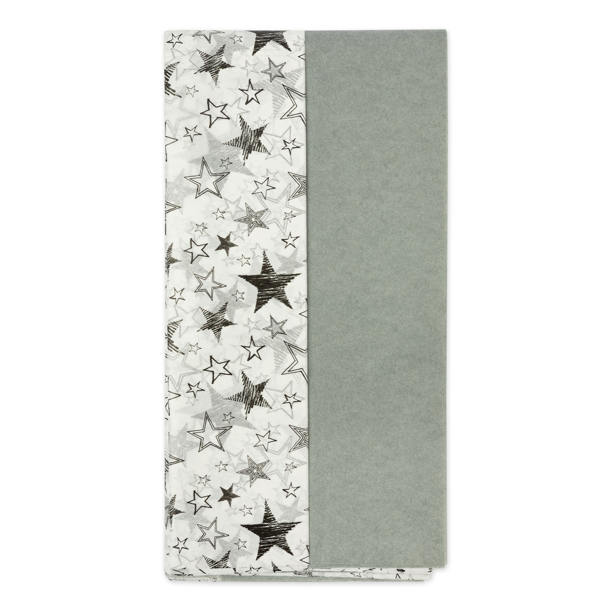 Бумага "Тишью" "Stilerra" PTA-02 50 x 70 см 10 л. 05 звездочки/серый