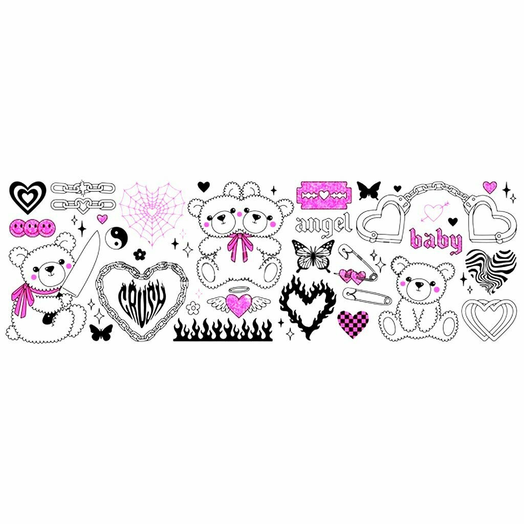 Наклейки стикеры Эмо