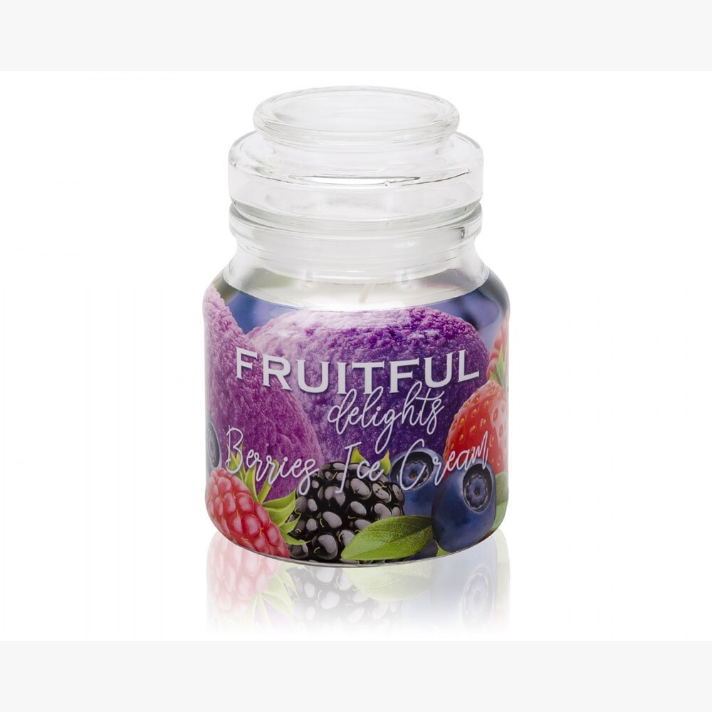 BARTEK свеча в баночке 02 d. 7×10 см, 130 г, Фруктовый аромат, для дома, для интерьера