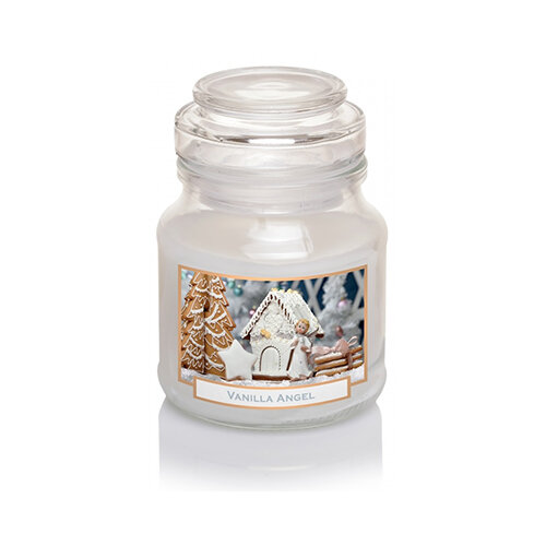 BARTEK свеча в баночке 7×9,5 см 130 г аромат ванильный ангел домашний декор