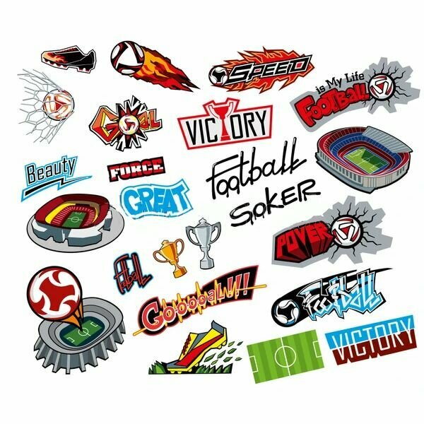 Наклейки стикеры Футбол