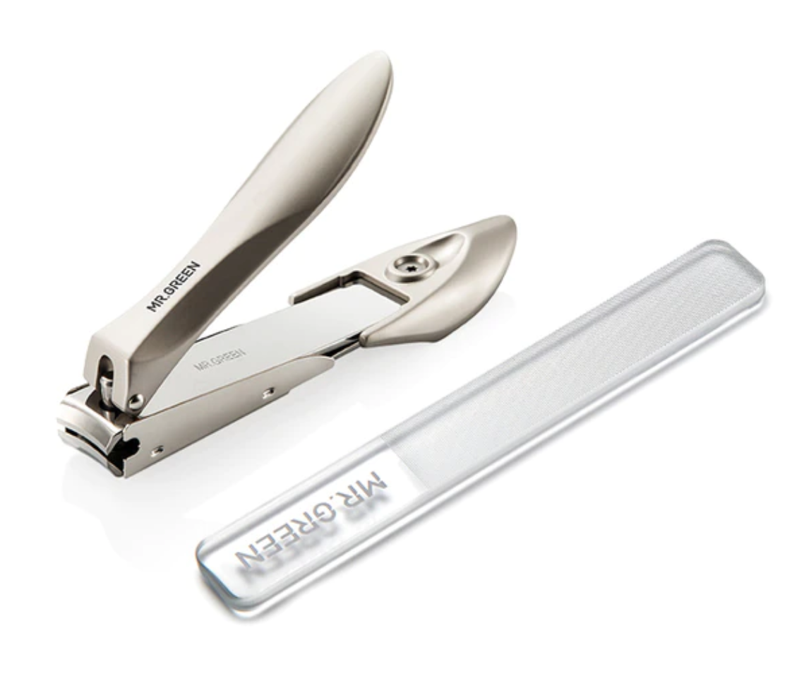 Набор инструмента для маникюра MR.Green 1111. Кусачки, стеклянная пилка
