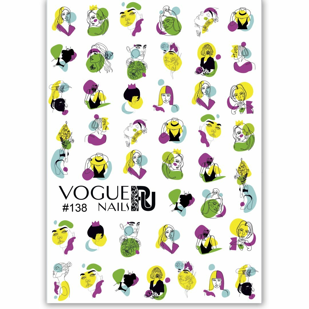 Слайдер-дизайн Vogue Nails №138, арт. СЛ138