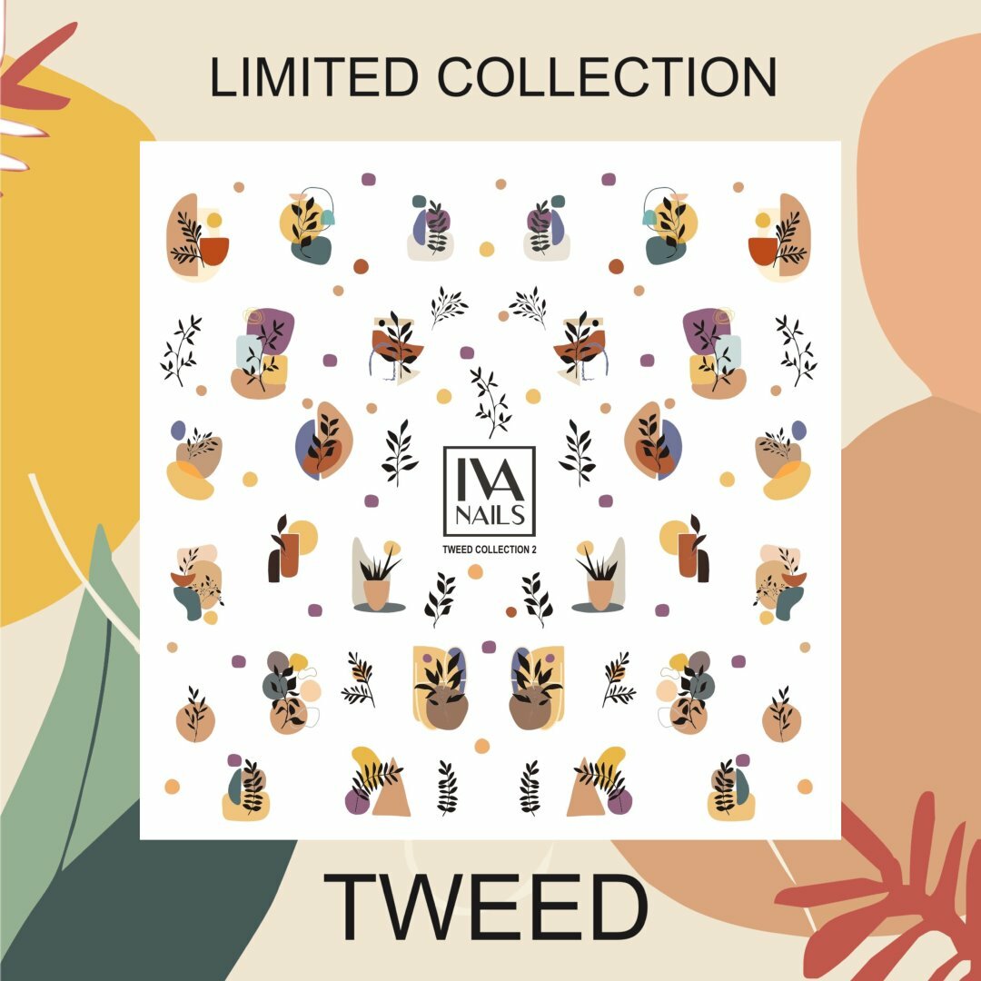 Слайдер-дизайн Iva Nails Tweed №2