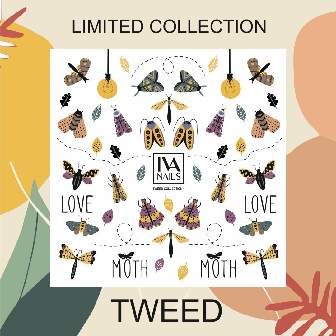 Слайдер-дизайн Iva Nails Tweed №1