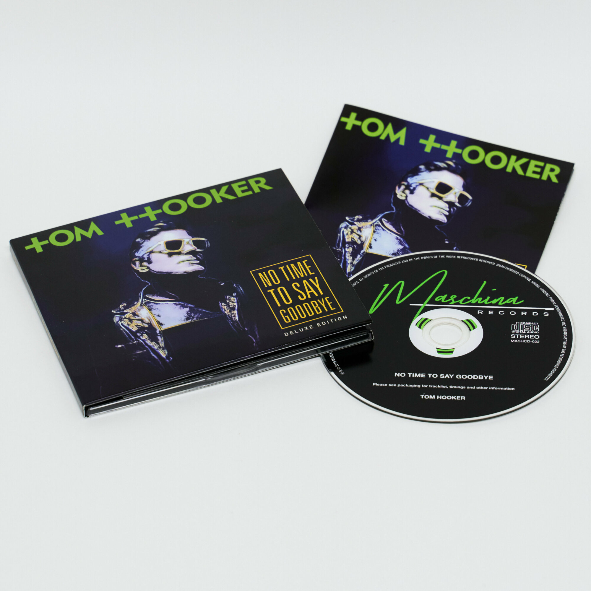 Компакт-диск: Tom Hooker - "No Time To Say Goodbye" (2019), Maschina Records