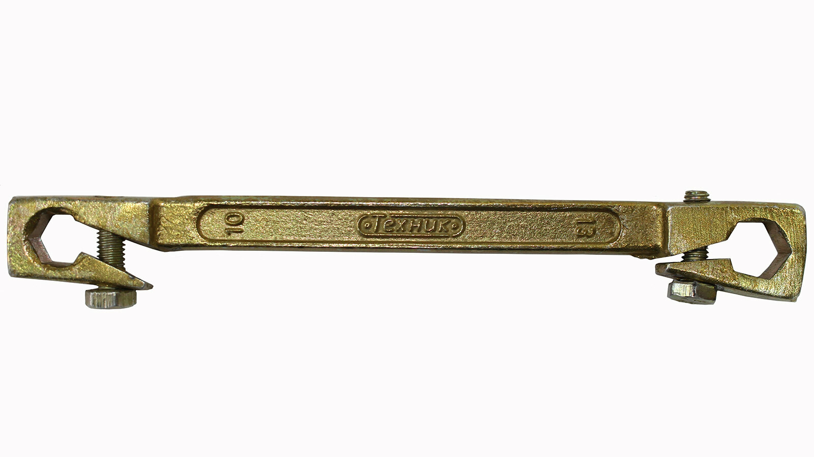 Ключ прокачной 10х13 с поджимом с 2-мя болтами техник