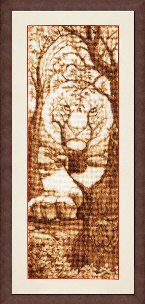 Набор для вышивания "Золотое Руно" ДЖ-048 Душа тигра