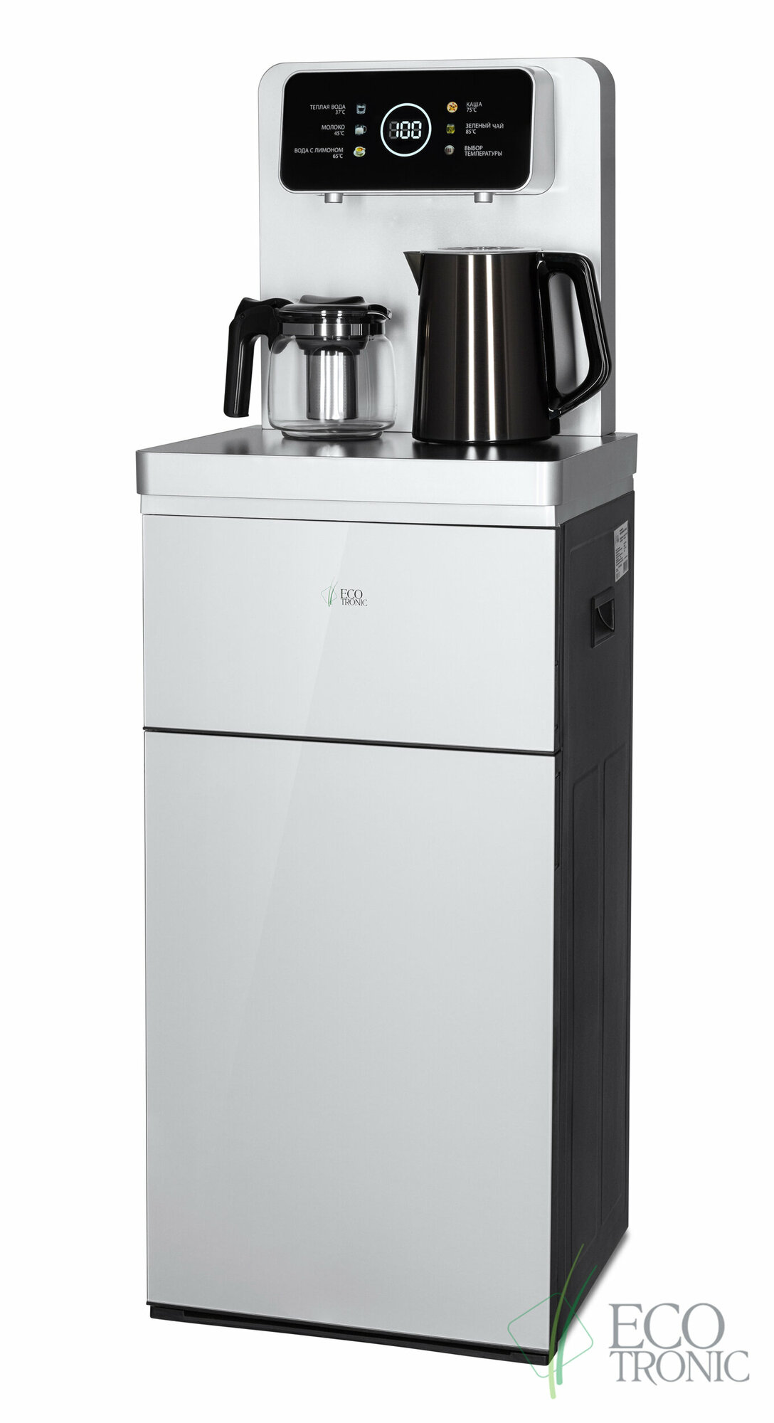 Кулер с чайным столиком Тиабар Ecotronic TB19-LNR Arctic Grey