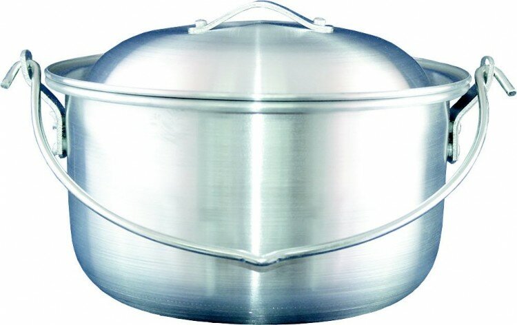 Котелок костровой следопыт цилиндрический 6 л, алюм.