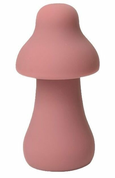 Розовый перезаряжаемый клиторальный стимулятор-грибочек Protruding Mushroom (Цвет: розовый)