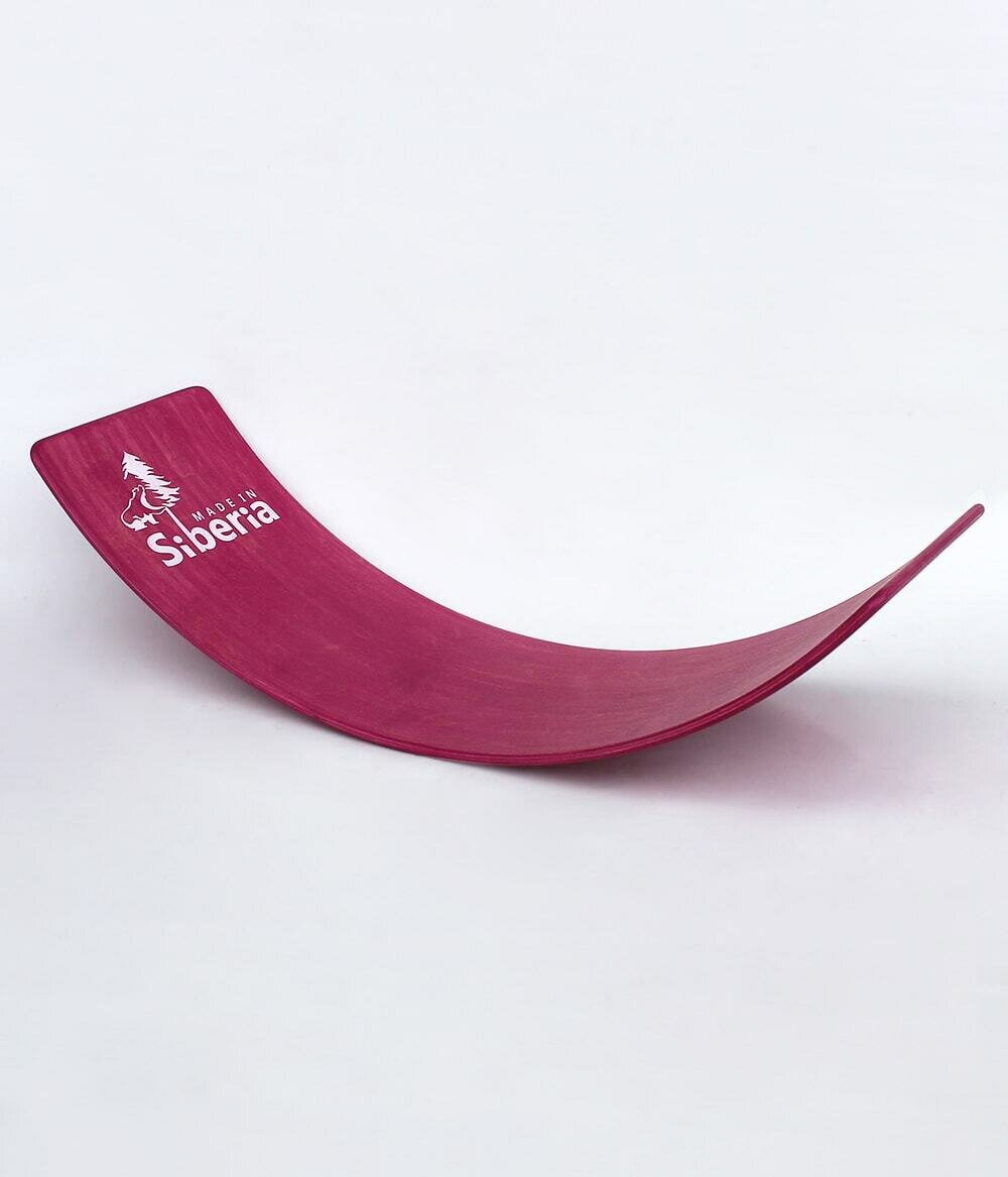 СибБорд Purple. 2. Миди (3-9 лет) 94*30 см/Сибирский Баланс борд. Балансир качалка. Доска Бильгоу. Рокерборд.