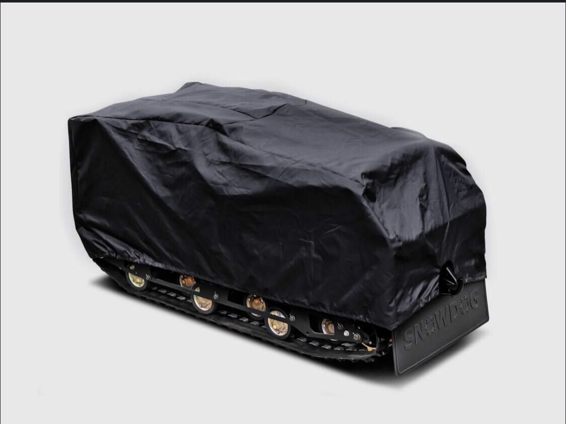 Чехол на мотобуксировщик 150х65х80 см, водонепроницаемый, Черный