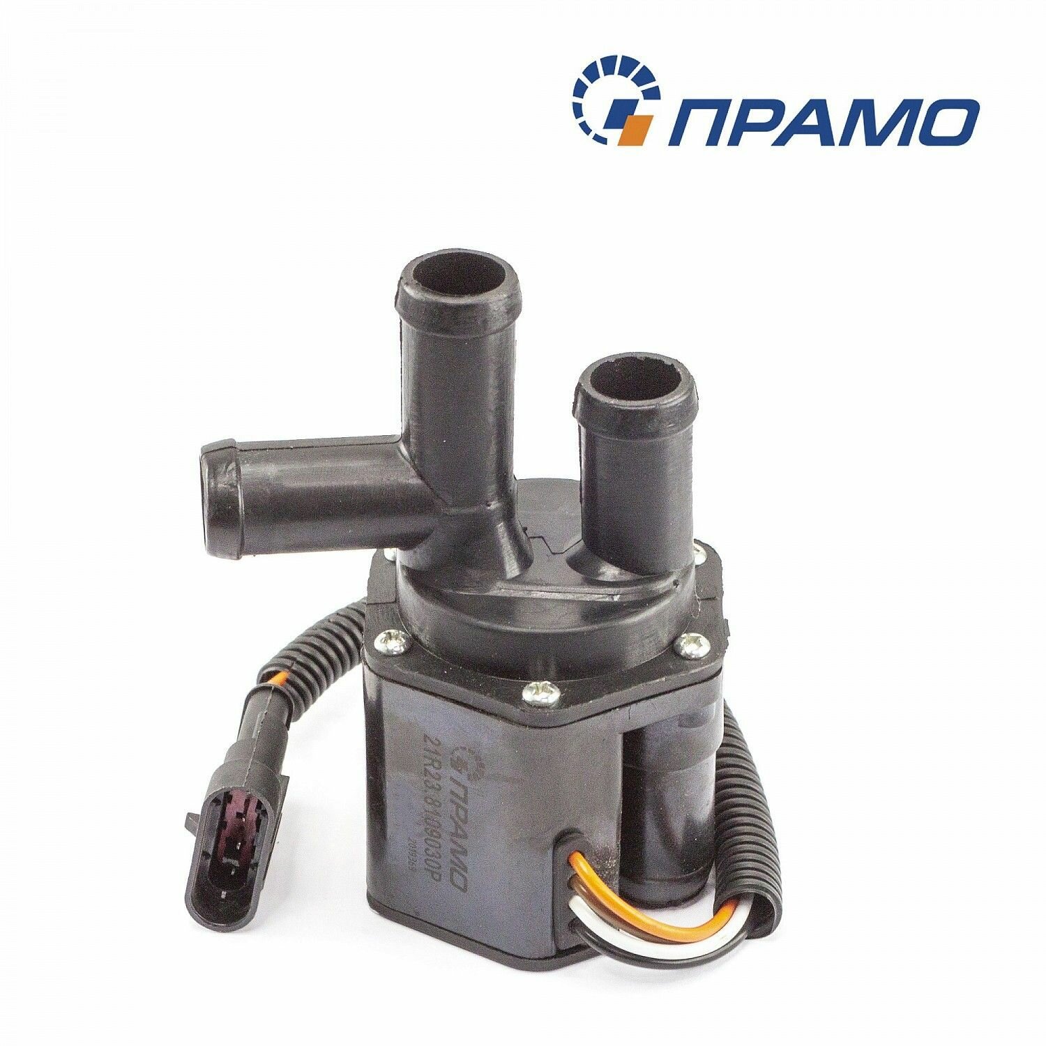 Кран отопителя ГАЗель-Next, ГАЗон-Next (электр. безсальник. 4 патрубка) "прамо", A21R23.8109030P