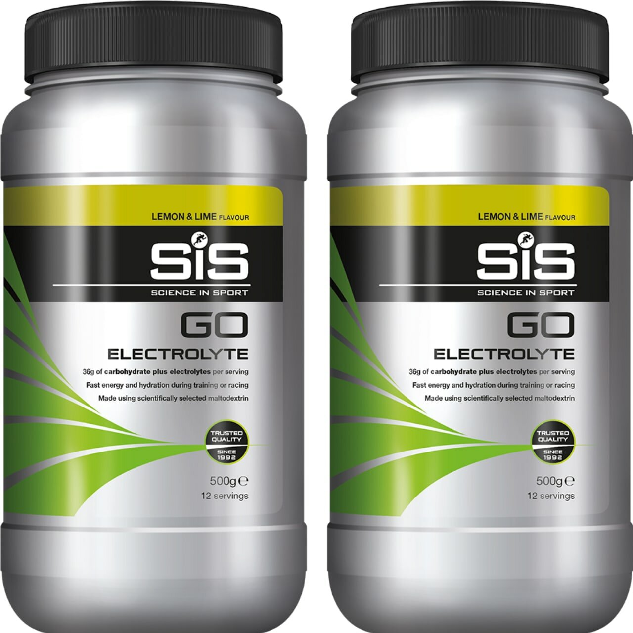 Изотоник SCIENCE IN SPORT (SiS) GO Electrolyte Powder 2 x 500 г, Лимон-Лайм
