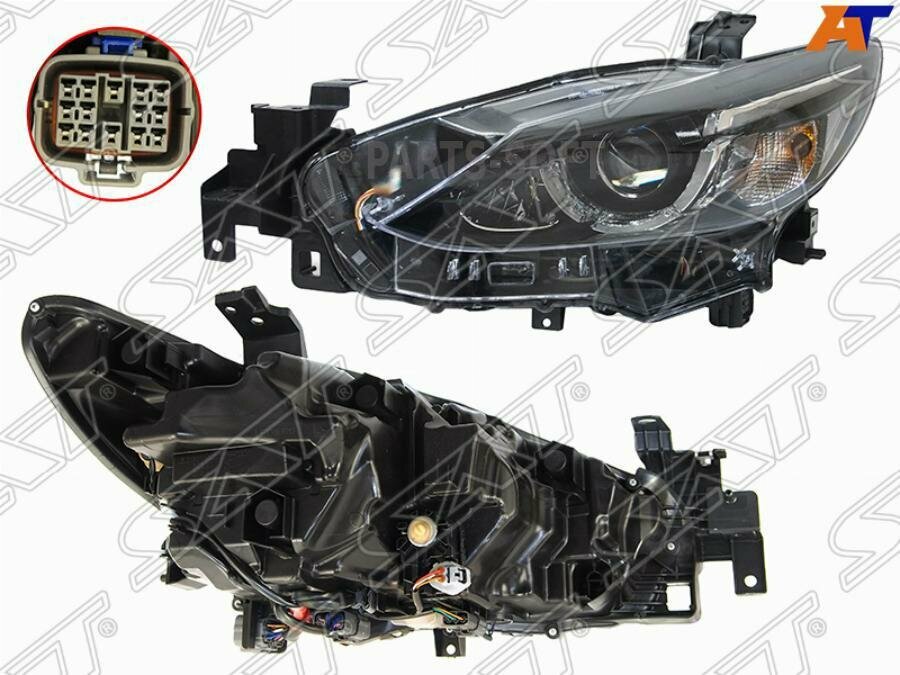 Фара Mazda 6 15-18 / Atenza 15-18 (Слева/ LED) Sat арт. ST-216-1172L