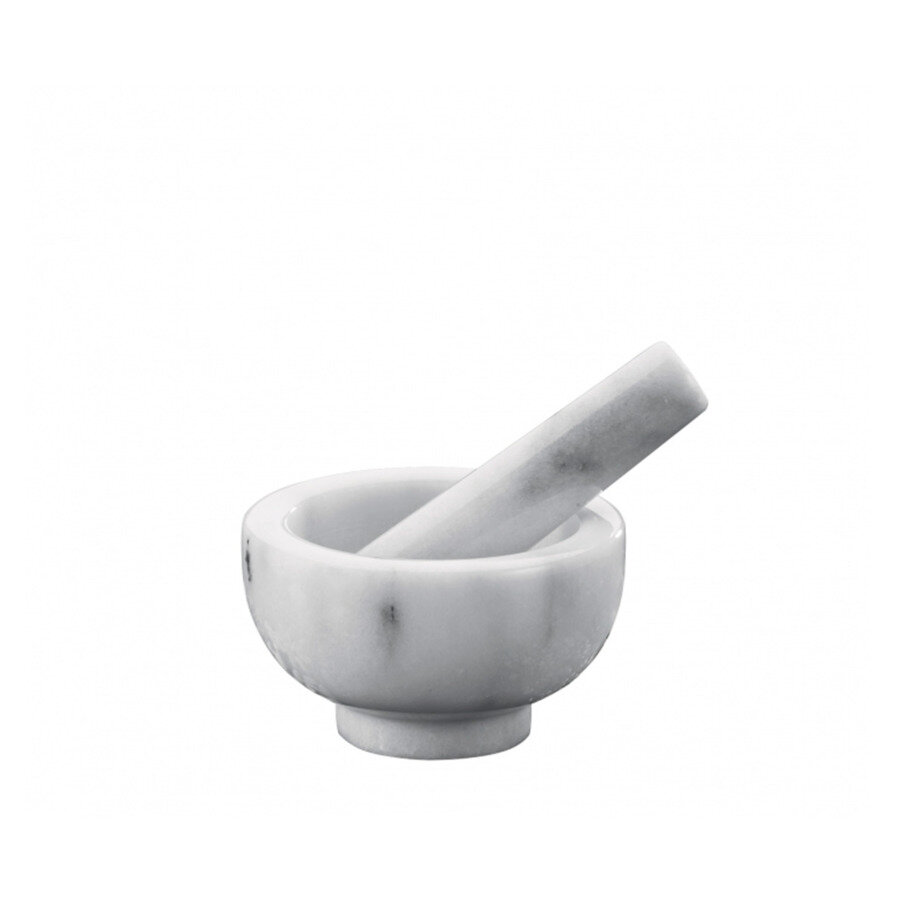 Ступка с пестиком Kuchenprofi 11х7 см, мрамор, премиум качество, элитная