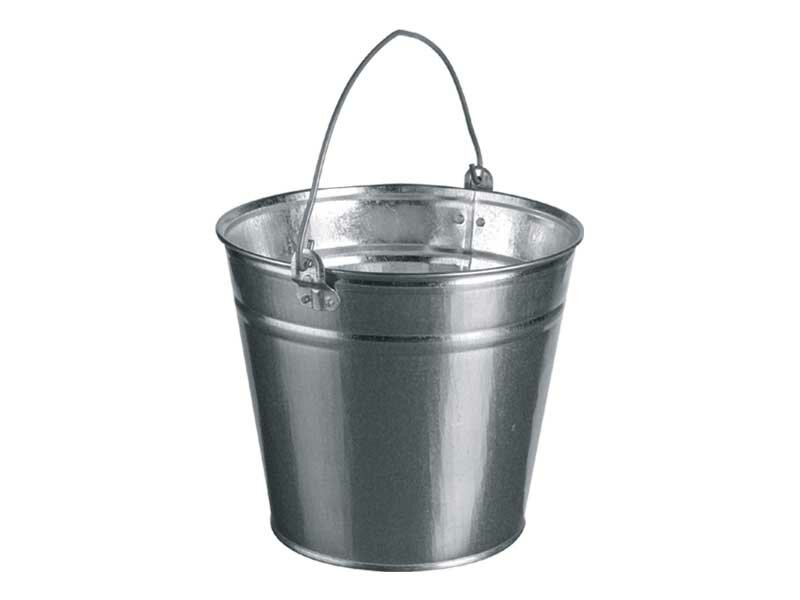 Ведро 12 л, оцинкованная сталь, для ГСМ, серый М