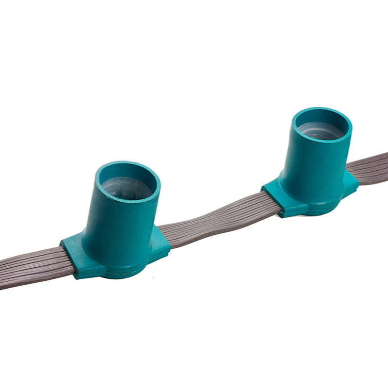 Лампы светодиодные Neon-Night Гирлянда Belt-Light 5 жил, 100м, шаг 15см, 667 патронов, E27, IP65, серый провод NEON-NIGHT, 100м