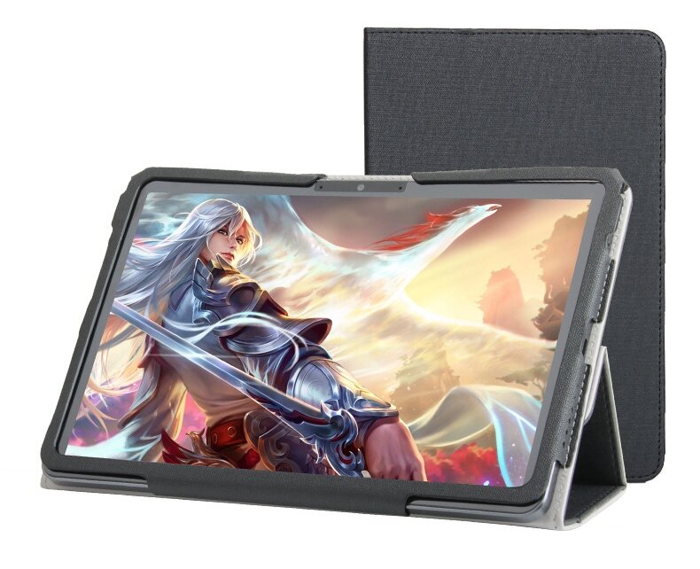 Чехол-футляр-книжка MyPads Custodia di qualità для планшета Chuwi HiPad Max из водоотталкивающей импортной кожи черный