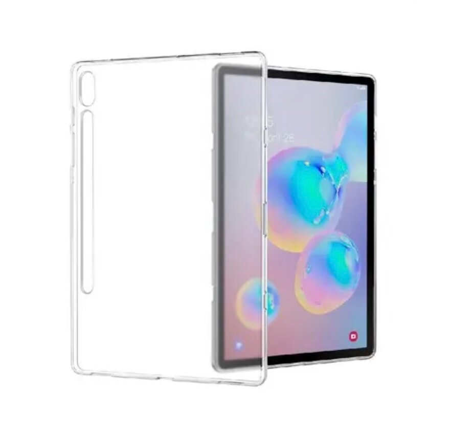 Чехол задняя-панель-накладка-бампер MyPads Tocco для Samsung Galaxy Tab S8 Ultra (SM-X900) 14.6 2022 из силикона прозрачный