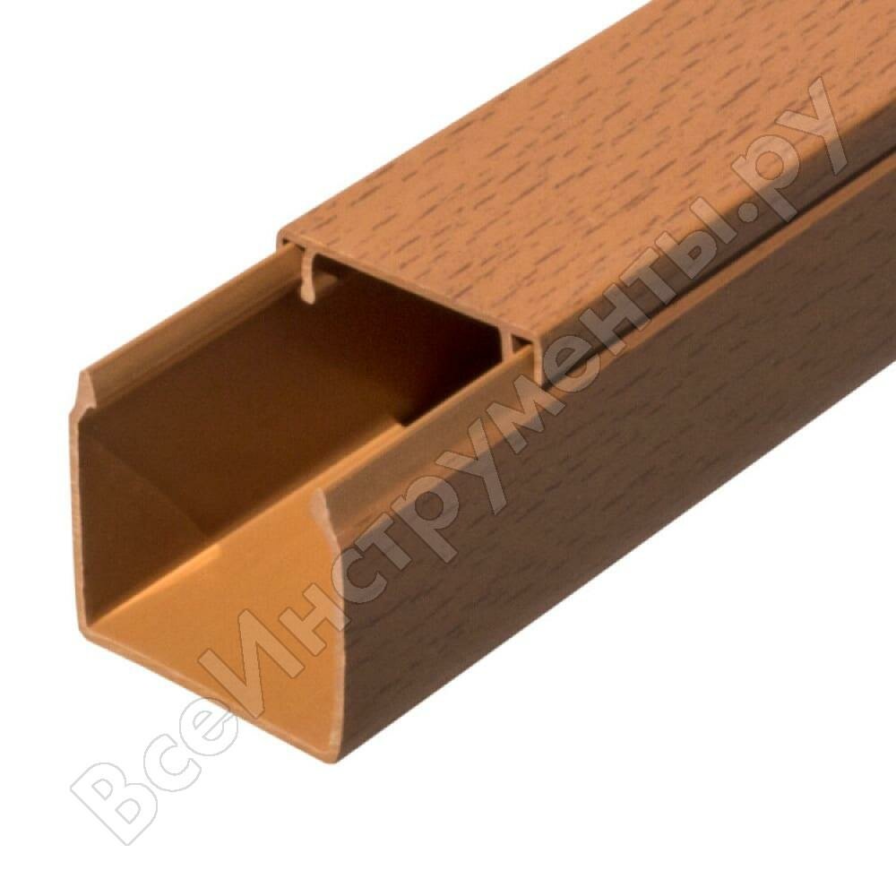 Кабель-канал Промрукав бук 2-й замок в п/э 16х16 2м PR03.0195, пластиковый