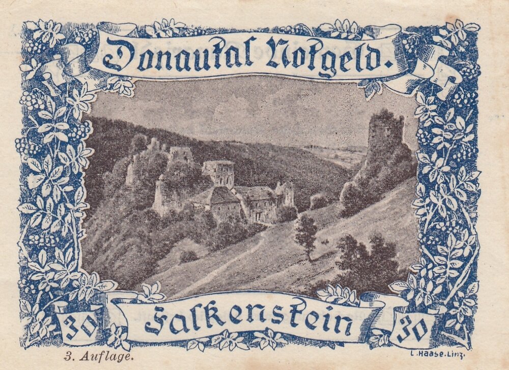 Австрия, Долина Дуная 30 геллеров 1914-1921 гг. (№3.3)
