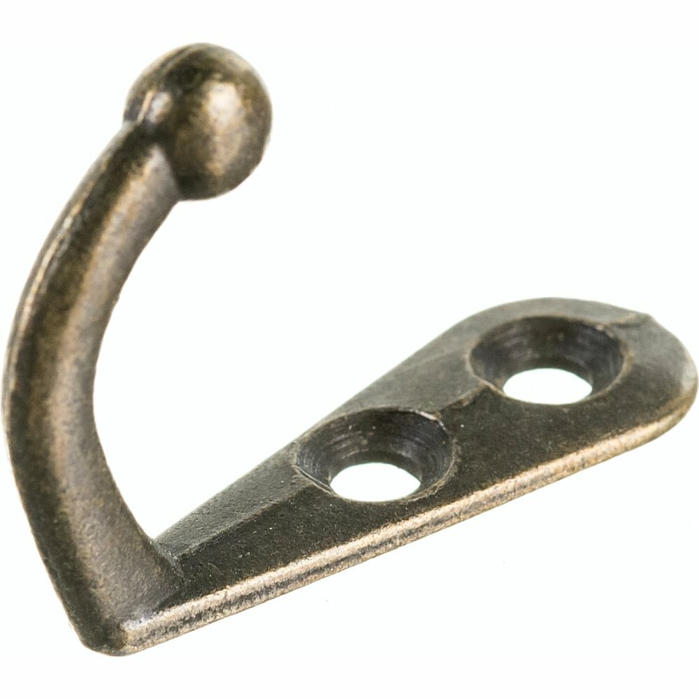 Декоративный крючок Левша 30x20, бронза, 2 шт. У8-6909. СБ