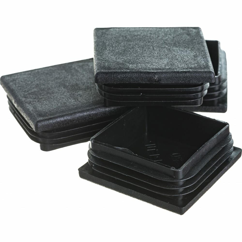 Квадратная заглушка для труб крепежная техника 50х50 мм 4 шт 60028