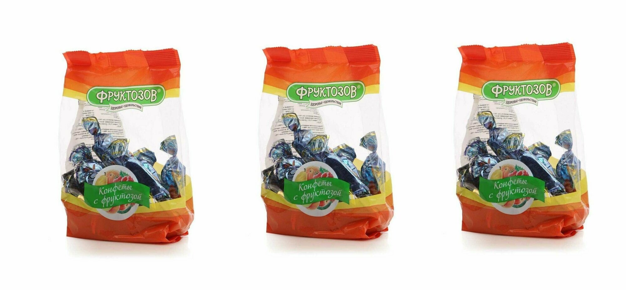 Конфеты Покровск, Мирабелла, на фруктозе, в глазури, 185 гр, 3 уп