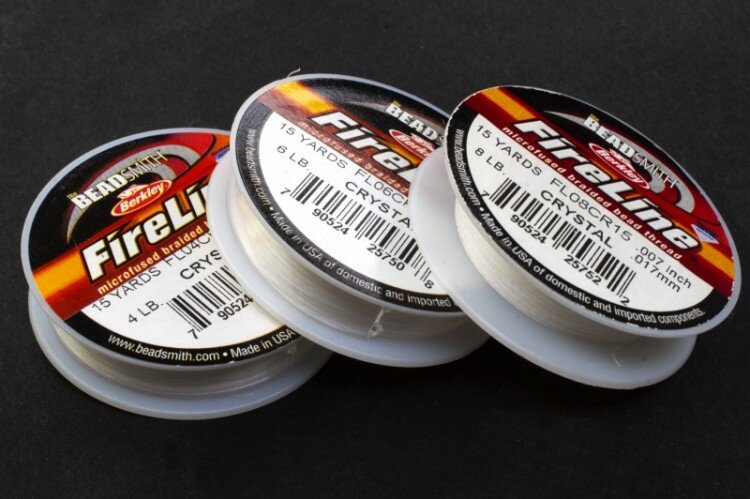 Нить FireLine Mix 4/6/8LB, цвет clear, толщина 0,15мм/0,017мм/0,20мм, длина 15YD, 1024-015, 3 катушки