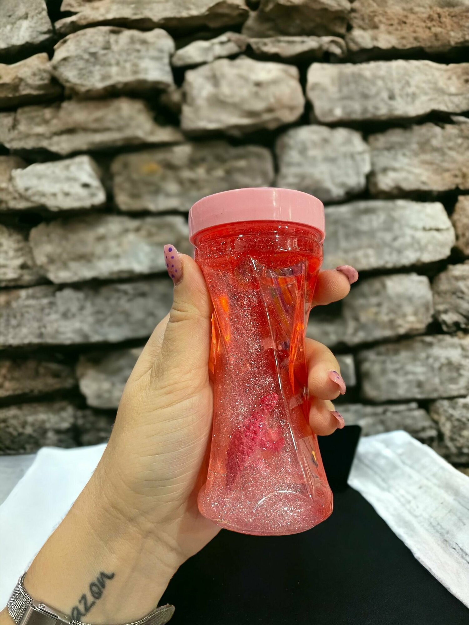 Слайм с игрушкой внутри