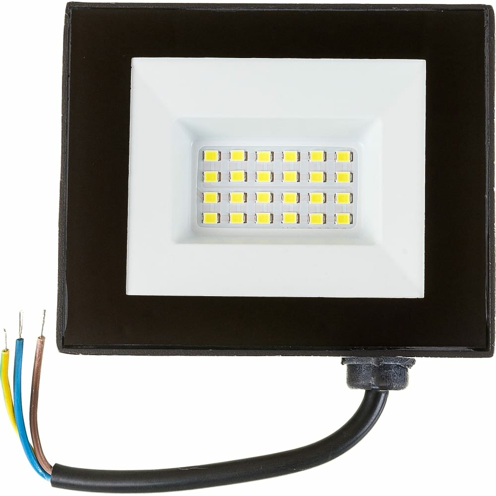 Светодиодный прожектор Gigant 20W 6400К 220V GLS-20, Обеспечивает яркое и равномерное освещение окружающего пространства