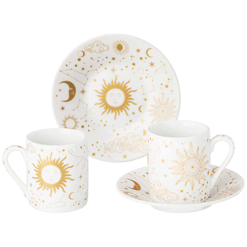 Кофейный набор lefard astronomy на 2 пер. 4 пр. 100 мл KSG-86-2556