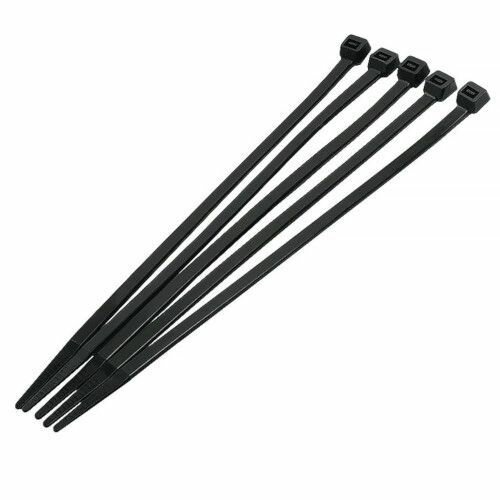 Хомут нейлоновый 2,5х200 (SBE-CT-25-200w) черный, 100 шт