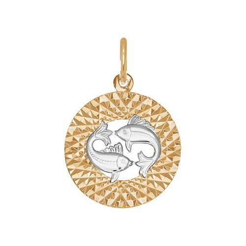 Подвеска, красное золото, 585 проба