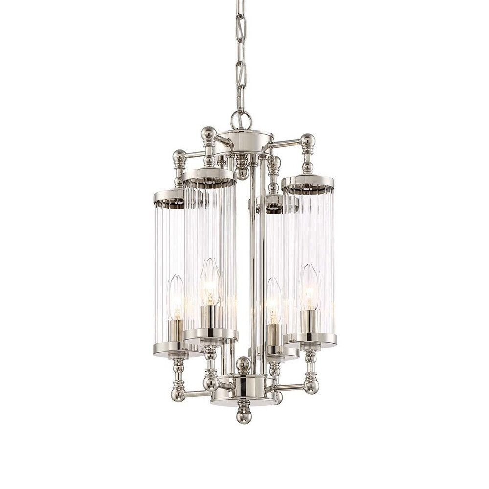Люстра Delight Collection Regis Regis 4 nickel BC404-4 nickel, Никель, E14, 4 x 40 Вт.