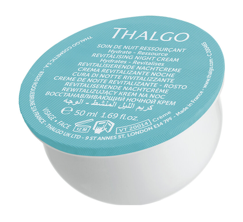 THALGO Source Marine Крем ночной для лица восстанавливающий, 50 мл (сменный блок)